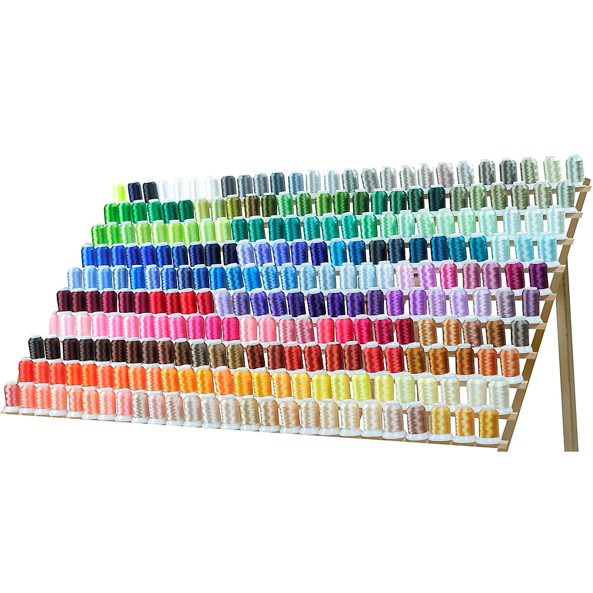 260 Spools Polyester Machine Embroidery Thread Set 40wt compatible with Brother Babylock Janome Singer Pfaff Husqvarna Bernina Machines