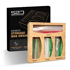 Spread Pixie Dust Bamboo Kitchen Caddy, Rustic Whimsical, Brown