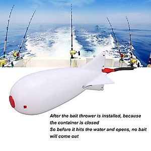 Naroote Fishing Float Holders Ball Fishing Gear Bait Tool Fishing Feeder Fishing Bait Trap Carp Feeder Float Bait Holder, Portable Bomb Float Lure Bait Holder Wear Resistance for Nesting