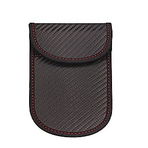 Arbootjin Faraday Bag,Faraday Key Fob Protector Faraday Cage Faraday Pouch - Car Key Signal Blocking,Anti-Theft Pouch,Anti-Hacking Case Blocker (Black)