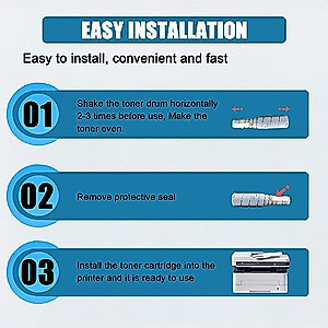 RIOMAN TN414 Toner Cartridge Standard Capacity Replacement Compatible for Konica Minolta High Yield Work for Konica Minolta Bizhub 363 423 Printers