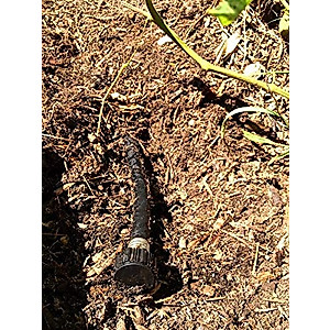 Flexon WS100KITCN 20-Piece Soaker Hose Kit, 100 ft, Black