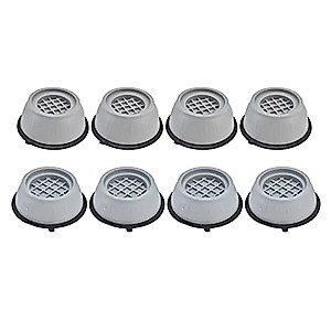 4pcs Washing Machine Pad Set - Shockproof Noise Cancelling Washer Foot Cushion for Refrigerator Dryer - Prevent Slip, Raise, and Support - Essential Washing Machine Accessories(Diameter 9CM)