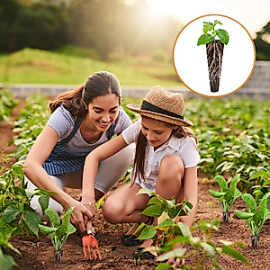 Yizhet 120 Pack Grow Sponges, Seed Pods Replacement Root Growth Sponges Compatible with AeroGarden, Seed Pods Kit with 8 Plant Labels and 1 Tweezers for Hydroponic Indoor Garden System