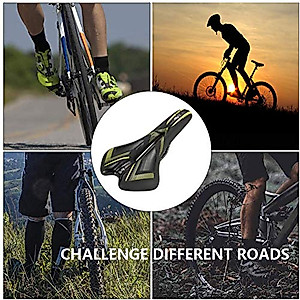 Road Bike Saddle Mountain Bicycle Seat, Gel Bicycle Saddle Professional Waterproof Road Bicycle Saddle for Men,Women, Riding Bike, Mountain Bike,Outdoor