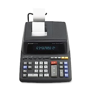 Sharp EL2196BL Standard Function Calculator, Black