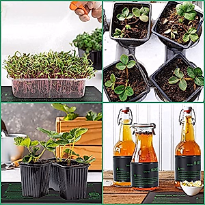 1 Pack 21W Seedling Heat Mat for Seed Starting,10" x 20.75" Waterproof Heating Pad for Indoor Plants Germination(M)