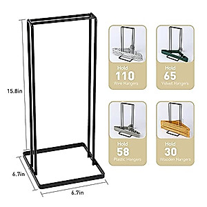 Hanger Organizer, Holds up to 110 Wire Clothes Hangers, Hanger Storage Holder
