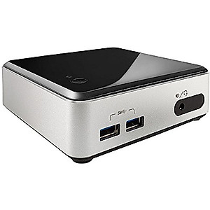 Intel NUC D34010WYK, Mini HDMI, Mini DisplayPort, USB 3.0, 4th Gen Intel Core i3-4010U, Consumer Infrared sensor, Black/white