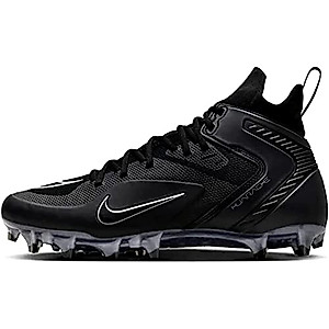 Nike Alpha Huarache 8 Elite LAX Lacrosse Cleats Men's Black CW4440-011 (us_Footwear_Size_System, Adult, Men, Numeric, Medium, Numeric_11)