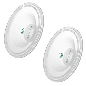 Begical Wearable Breast Pump 19mm Flanges Compatible with Momcozy/Tsrete/kmaier/hezkugu Breastpump Replacement Parts Replace Flange Insert Silicone Shields Use with S9|S10|S12|S9 Pro|S12 Pro