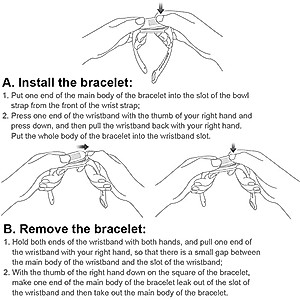 SPORTIMES Suitable for MI Band 5&6, 3 Pieces soft silica gel to replace the watchband, Adjustable Replacement Sports strap.