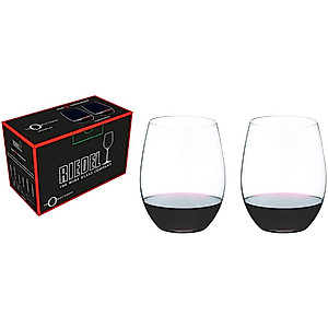 Riedel Personalized O Cabernet/Merlot Wine Tumblers, Set of 2 Custom Engraved Crystal Stemless Wine Glasses for Cabernet, Merlot, Bordeaux, St. Emilion and More