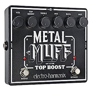 Electro-Harmonix Metal Muff with Top Boost Distortion Pedal