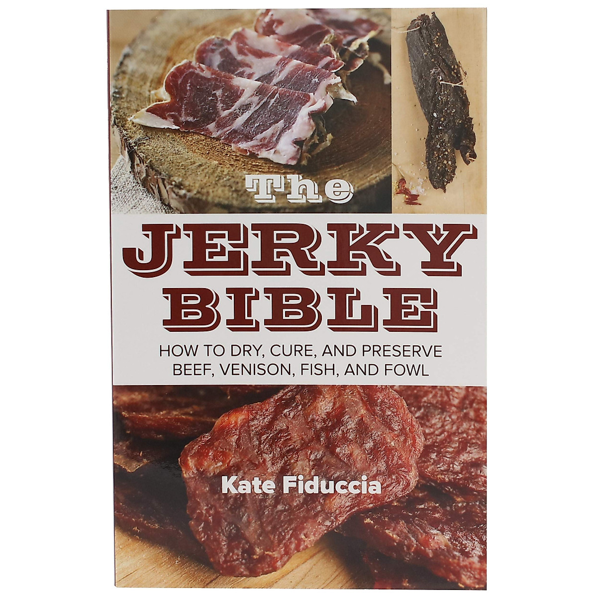 Adjustable Meat Slicer Cutting Board Knife Set with Recipe Book on How to Make and Cure Beef Venison and all types of Jerky