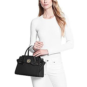 Carmen Medium Faux Leather Belted Satchel