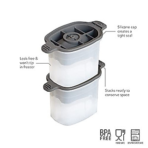 Tovolo Kitten Ice Molds (Set of 2) - Slow-Melting, Leak-Free, Reusable, & BPA-Free Craft Ice Molds/Great for Whiskey, Cocktails, Coffee, Soda, Fun Drinks, and Gifts