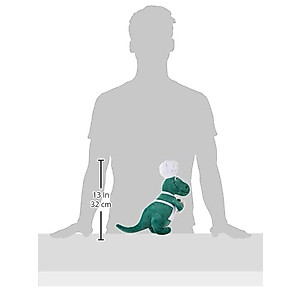 Fringe Studio Plush Pet Toy with Squeaker, King of The Grill (289624), Multicolor