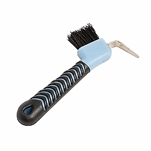 Roma Deluxe Soft Grip Hoof Pick Light Blue/Black