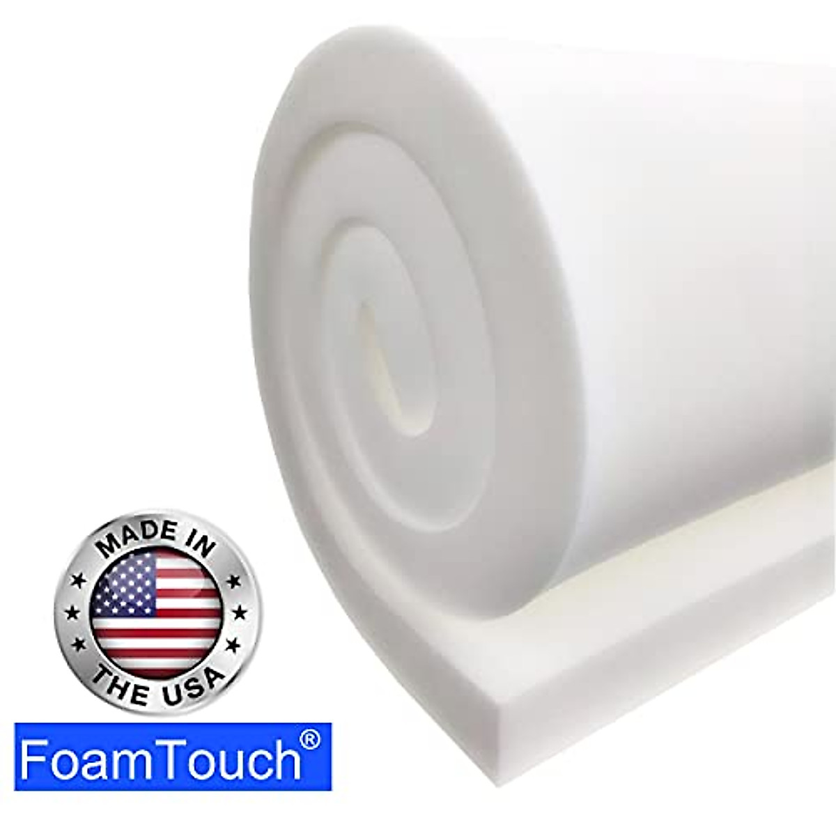 FoamTouch 2x24x95HDF Cushion & Upholstery Foam, 2x24x95, White