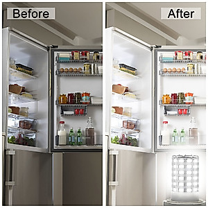 ZHENMING Refrigerator Light Bulb 7W LED E26 100 watt Equivalent E26 Edison Bulb Cool White 6500K Super Bright No Strobe Corn Lamp Non-Dimmable E26 Medium Base, Pack of 2