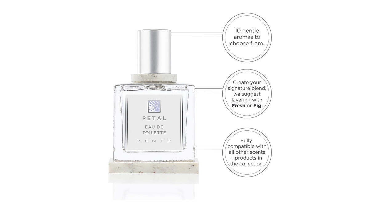 Zents Eau de Parfum Petal - Fresh Floral Fragrance