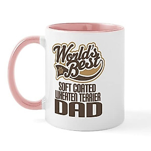 CafePress Soft Coated Wheaten Terrier Dad Mug Ceramic Coffee Mug, Tea Cup 11 oz