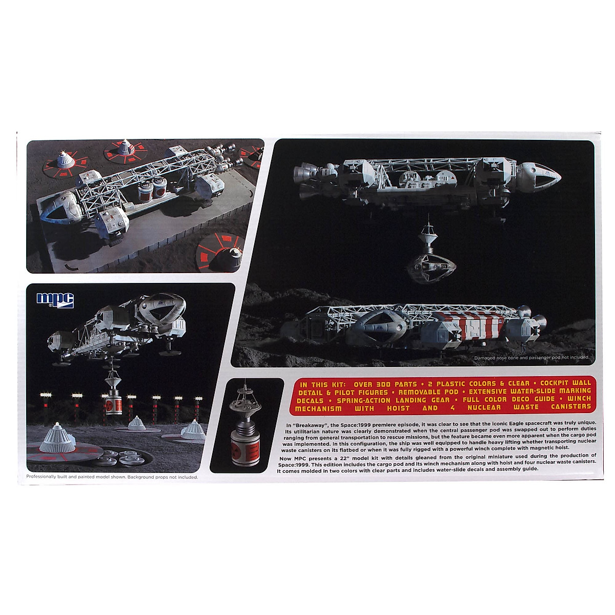 MPC Space 1999: 22" Eagle w/Cargo Pod 1:48 Scale Model Kit