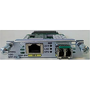 CISCO DESIGNED NIM-1GE-CU-SFP= 1 Port Ge WAN Nim Dual-Mode RJ45 & SFP Module