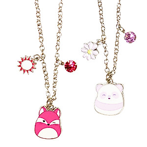 LUV HER Squishmallow Premium BFF Necklaces -Squishmallow Better Girls Jewelry - one Squishmallow for you one for your BFF - Ages 3+