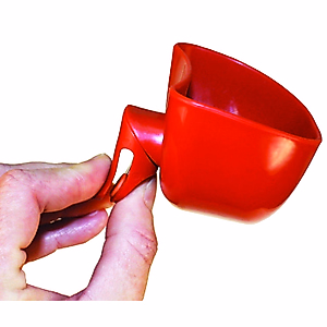 Swiveling Plate and Bowl Clip On Dip Holder For Standard Thickness Dishes. Serve Dips, Sauces, Dressings or Condiments Without Touching Food to Save Space on Platters For Dipping Wings, Chips and More