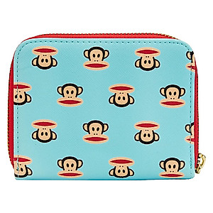 Loungefly Paul Frank Julius Head Faux Leather Zip Wallet