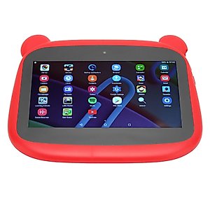 Kids Tablet for 10, 7 Inch IPS HD Screen,2GB RAM 32GB ROM, Octa Core Processor, 5G WiFi Tablet PC 5000mah Little Bear Shaped (US Plug)