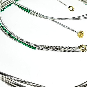 GHS Strings GHS Short Scale Balanced Nickels 4 Bass Strings Medium Gauge, 44-106, (32.75" Winding) (4700)