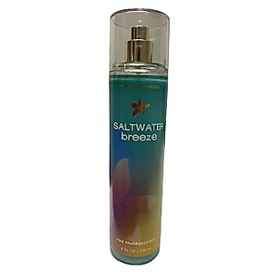 Bath and Body Works Saltwater Breeze Fine Fragrance Mist 8 Fluid Ounce (2022 Limited Edition)