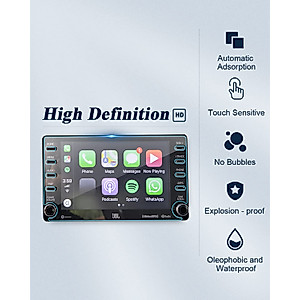 BIBIBO for 2023 Toyota Tacoma Screen Protector for 2020 2021 2022 2023 Toyota Tacoma (SR5 /Trail Special Edition/ TRD Sport /TRD Off-Road/ Limited/ TRD Pro) 8 Inch Navigation Display, Tacoma 2023