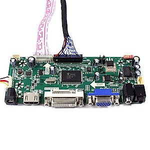 HDMI DVI VGA Audio LCD Controller Board Work for 15.6inch 1366x768 G156XW01 V3 G156BGE-L01 G156XTT01.1 LCD Screen