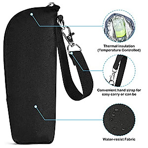 Accmor Baby Bottle Cooler Tote Bags, Insulated Breastmilk Cooler Bag, Nursing Bottle Cooler Warmer Bag for Nursing Mom Daycare Travel