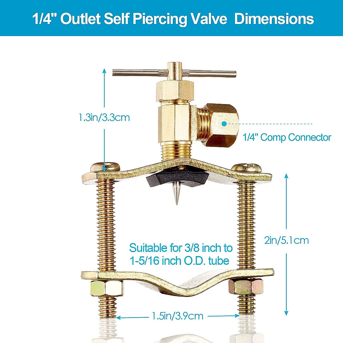 Ice Maker Installation Kit - 1/4 In O.D.Refrigerator Water Line with Quick Fittings and Self Piercing Saddle Valve,For Adding a Branch Waterway to Refrigerator/Ice Maker(25 FT)