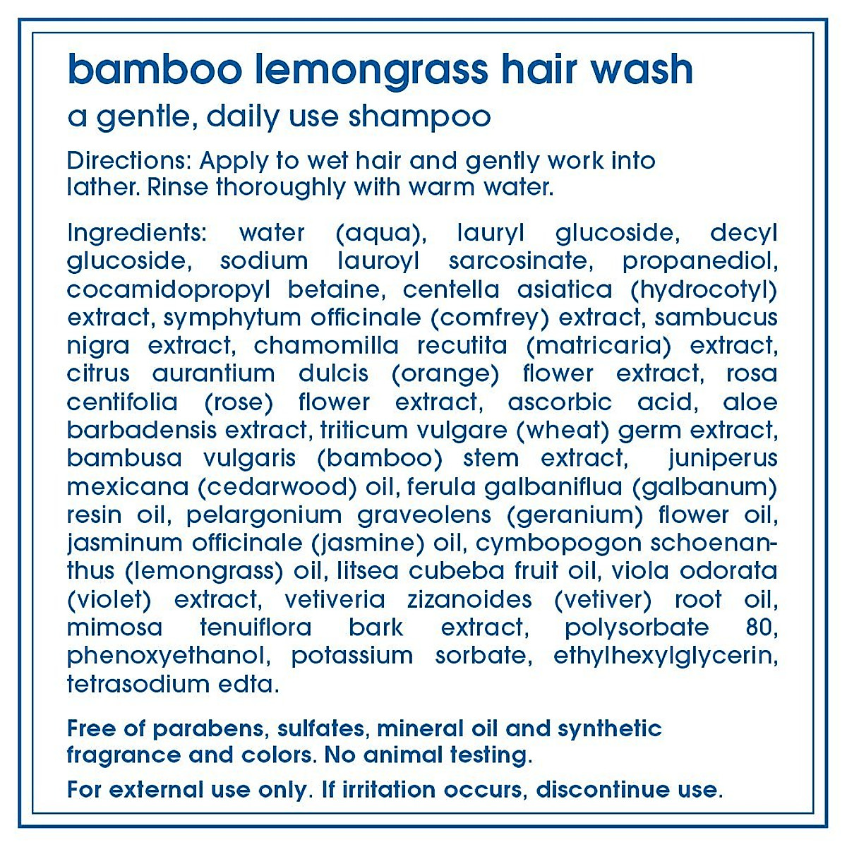 LATHER Bamboo Lemongrass Shampoo & Conditioner Set - Gentle Daily Moisturizing Shampoo & Hair Detangler Conditioner for All Hair Types - Lightweight, Non-Greasy, Sulfate Free - 8 Fl Oz Bottles