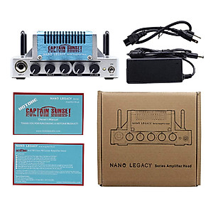 Hotone Captain Sunset High Gain Guitar Amp Head 5 Watts Class AB Amplifier with CAB SIM Phones/Line Output