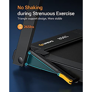 Walking Pad Treadmill, UREVO 3 in 1 Under Desk Walking Treadmill with Stroll Mode, 2s Folding Treadmill for Home Office with Remote & Grip Handle
