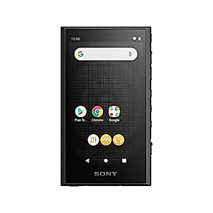 Sony NW-A306 Walkman 32GB Hi-Res Portable Digital Music Player with Android, up to 36 Hour Battery, Wi-Fi & Bluetooth and USB Type-C – Black NW-A306/B, Black