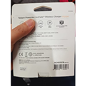 Spigen Wireless Charger, Fast 15W Wireless Charging Pad for Qi Enabled Galaxy S23 Ultra Plus Z Fold Flip 4 3 S22 S21 FE Note 20 Pixel 6 iPhone 11 XS XR X 8 SE [No Adapter Included]