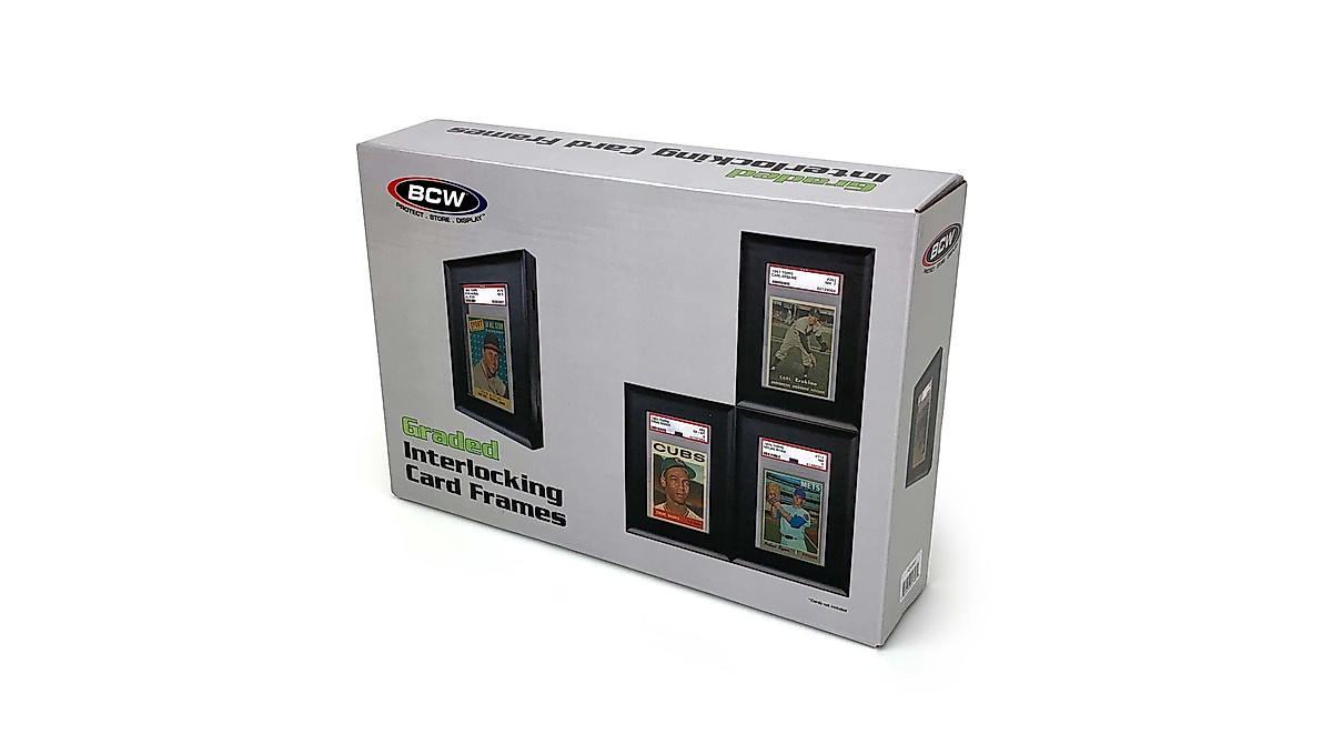 BCW Interlocking Graded Card Frames - Pack of 4
