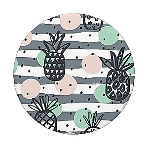Sassy Southern Charm & Grace Cute Unique Trendy & Modern Pineapple Pattern on Black for Wireless Pho