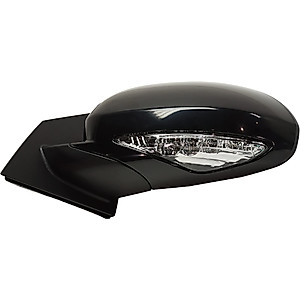 Kool Vue Driver Side Power Heated Mirror for Buick Enclave 2013-2017 Power Fold With Signal Light, Blind Spot Monitor & Memory Paintable