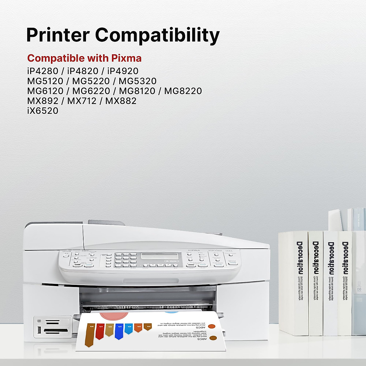225 226 Ink Cartridge Combo Pack PGI-225 CLI-226 Compatible Replacement for Canon 225 226 Ink to use with Pixma MX882 MG6220 MG5320 MX892 MG5220 (5 Pack)