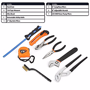 GreatNeck MS191 191-Piece Tool Kit, Boat Accessories Marine Tools Set, Rust Resistant Hand Tools Water Resistant Storage Case
