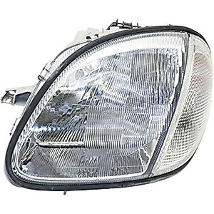 South Mud Bay Halogen Headlight Set Compatible with Kompressor Convertible Base Left & Right w/Bulbs Pair 14905939